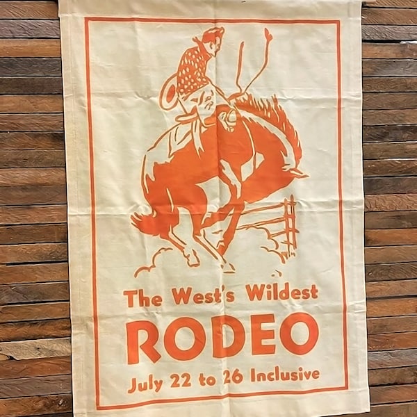 Vintage Rodeo Poster - Etsy