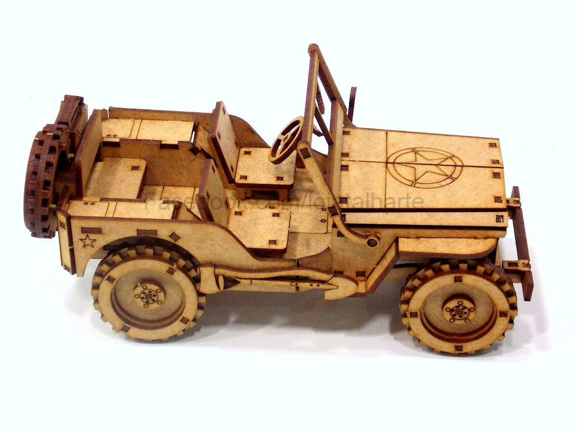 Jeep Willys. 3D Puzzle - Etsy