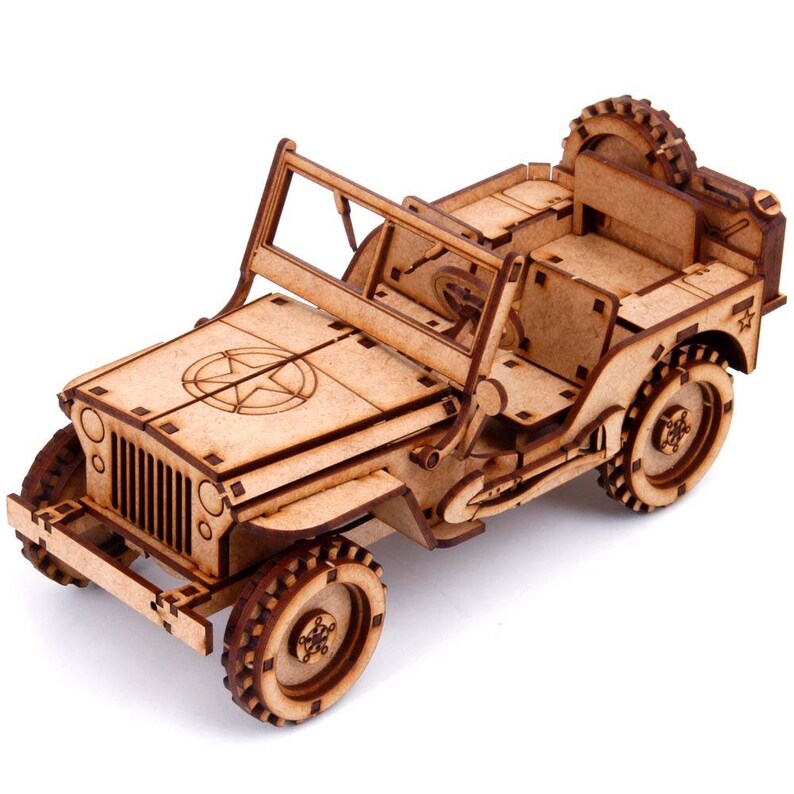 Jeep Willys. 3D Puzzle - Etsy UK