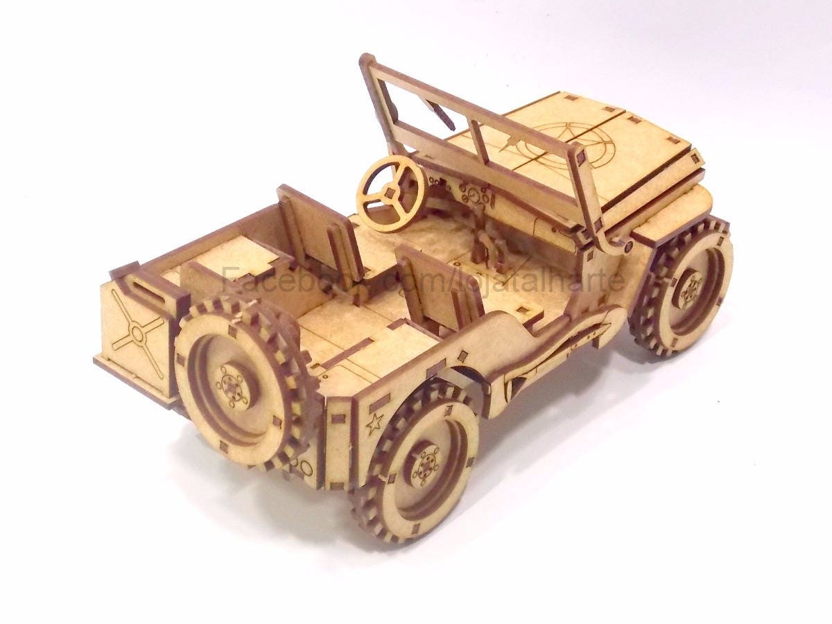 Jeep Willys. 3D Puzzle - Etsy UK