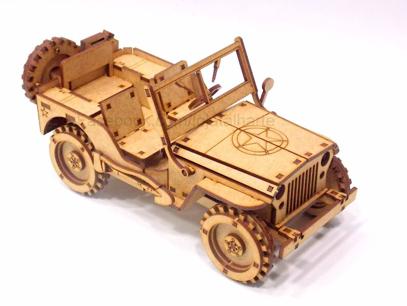 Jeep Willys. 3D Puzzle - Etsy UK