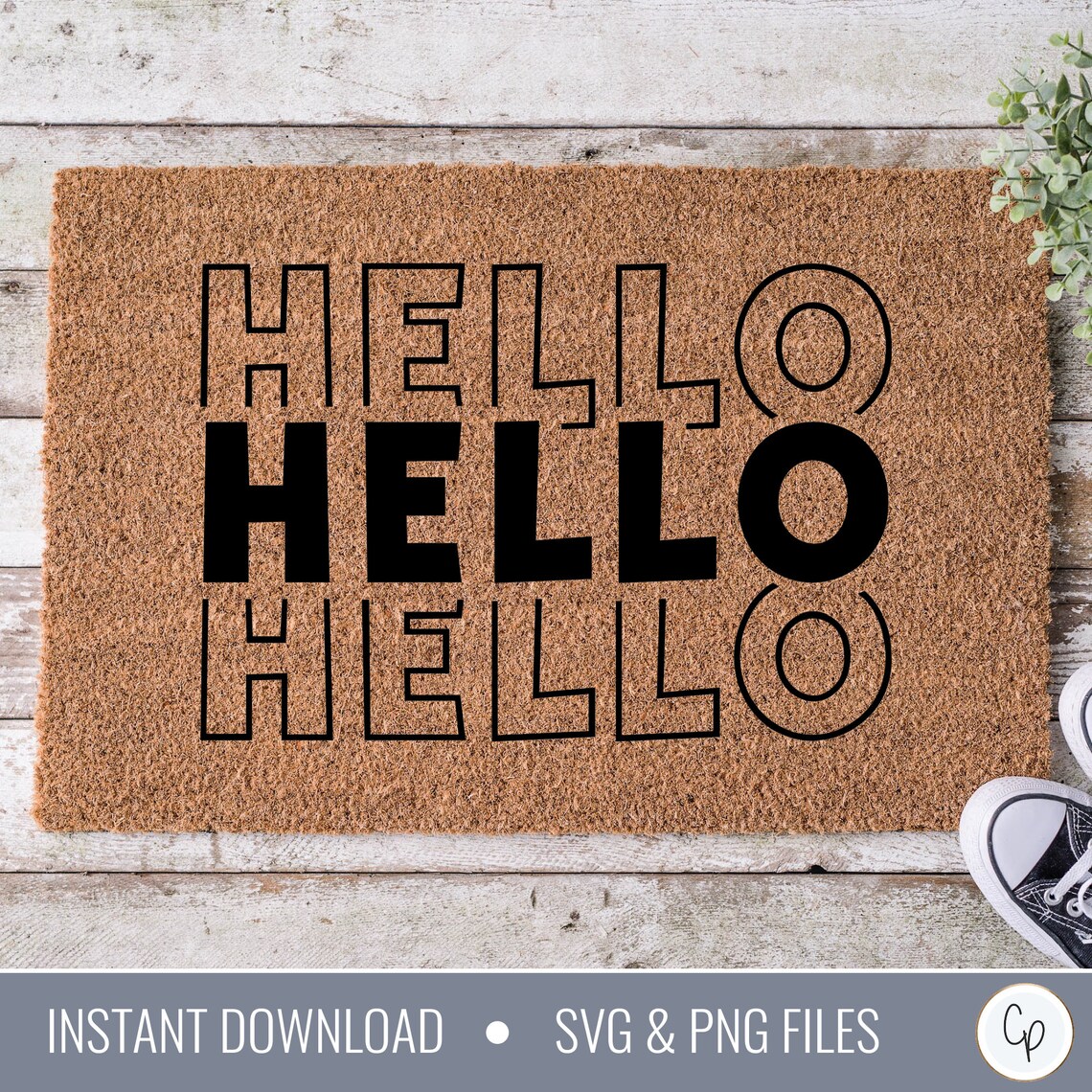 Hello SVG Hello Doormat Svg Hello Door Mat Svg Welcome - Etsy