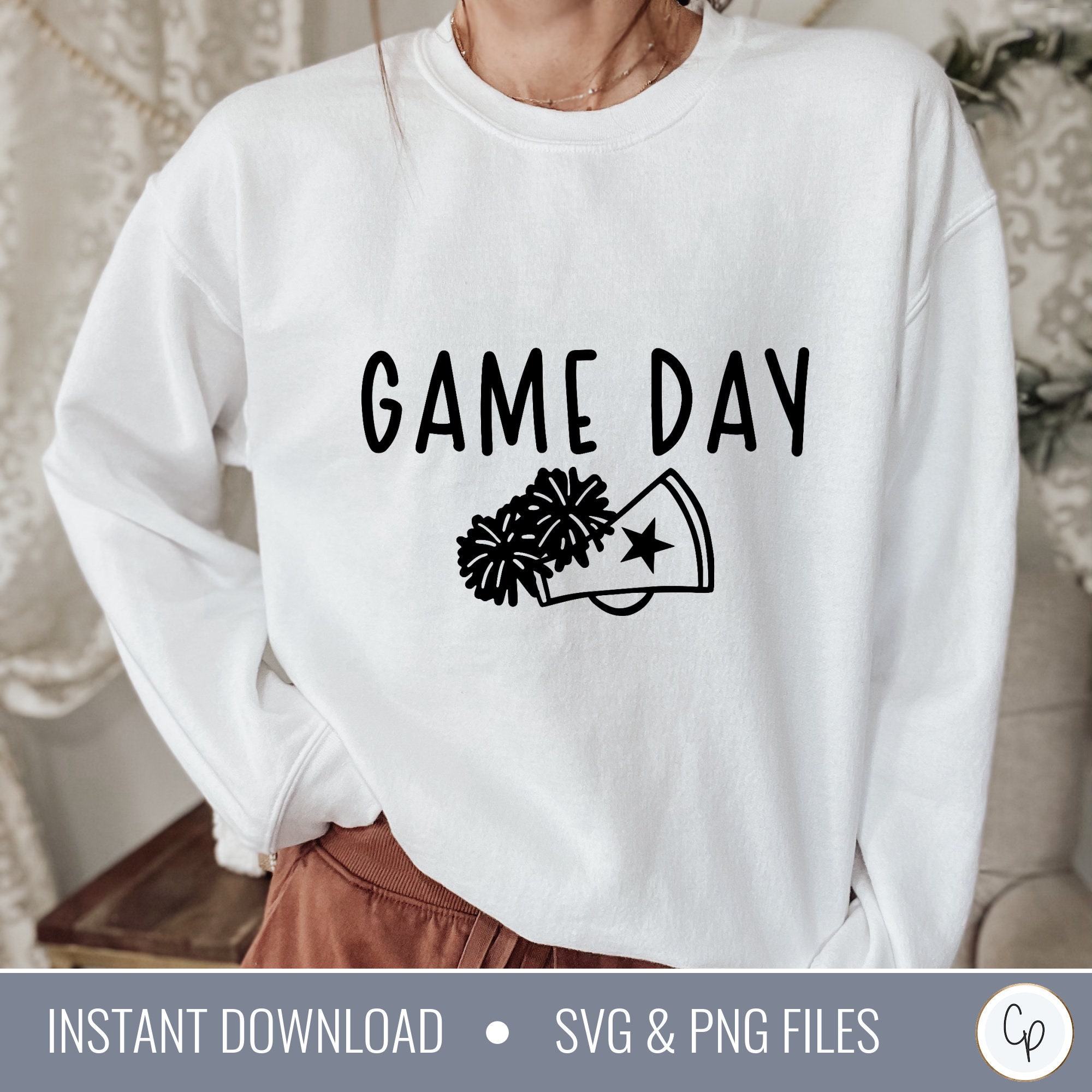 Game Day Cheerleading SVG | Cheerr Svg | Cheer Mama Svg | Mom Svg ...