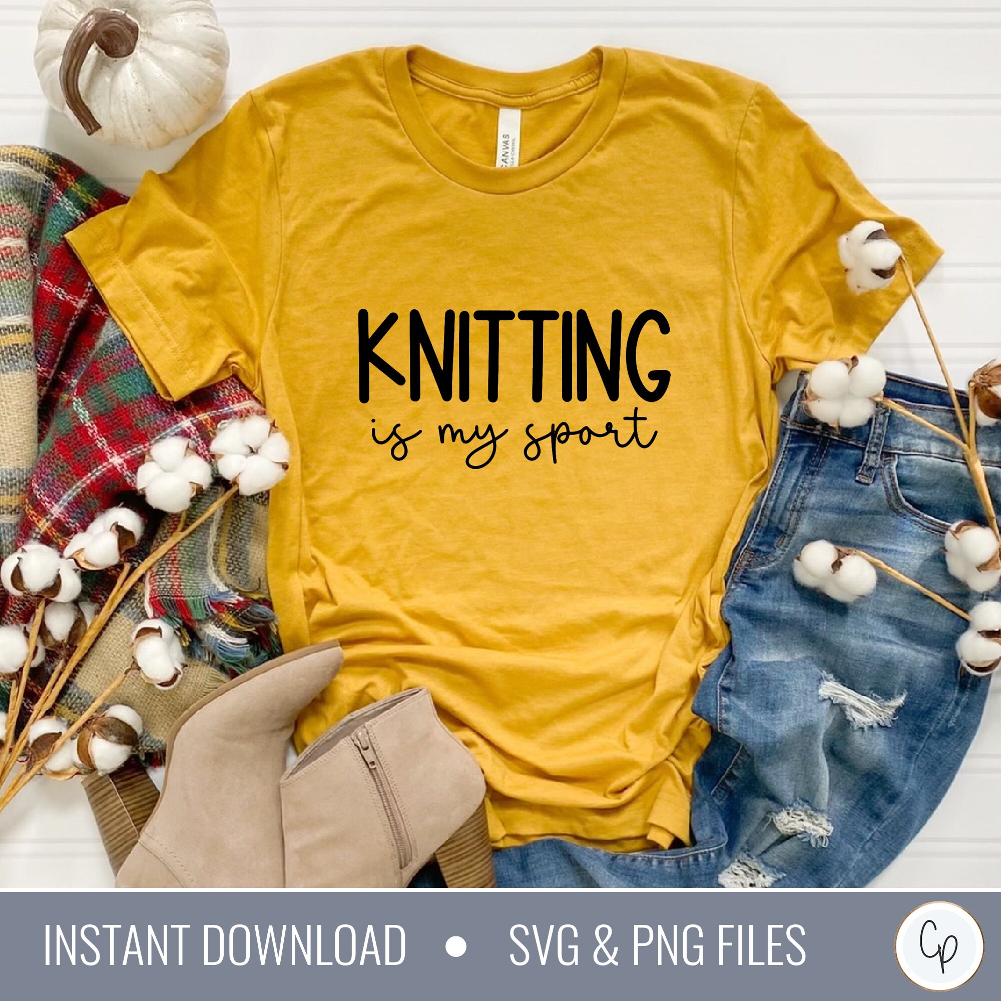 Knitting is My Sport SVG Knitting Svg Funny Tote Svg Funny Shirt Svg ...