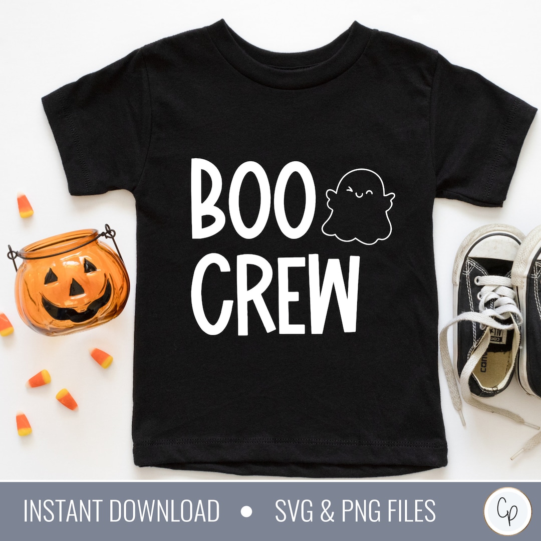 Boo Crew Svg | Kids Halloween Svg | Friend Halloween Svg | Cute ...