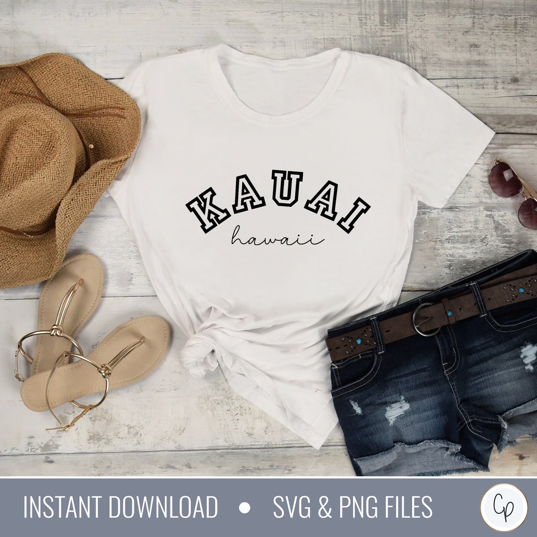 Kauai SVG Hawaiian Island Svg City Svg USA Svg Tshirt Cut Files Hawaii ...