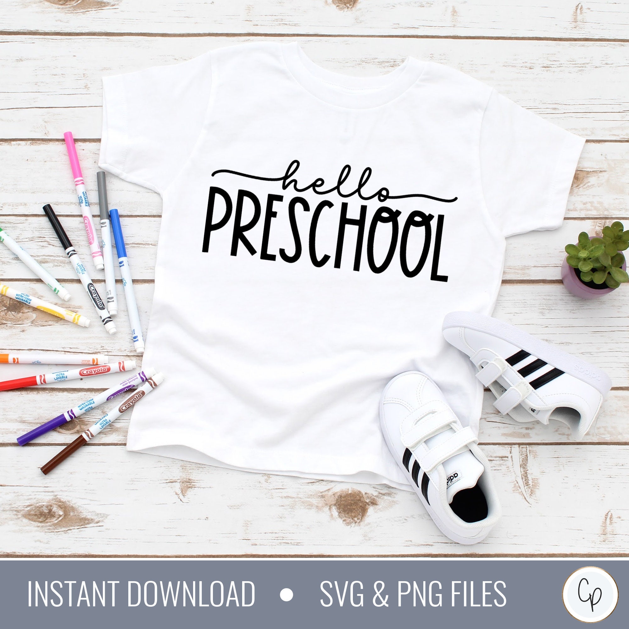 Hello Preschool SVG Back to School Svg First Day of School - Etsy