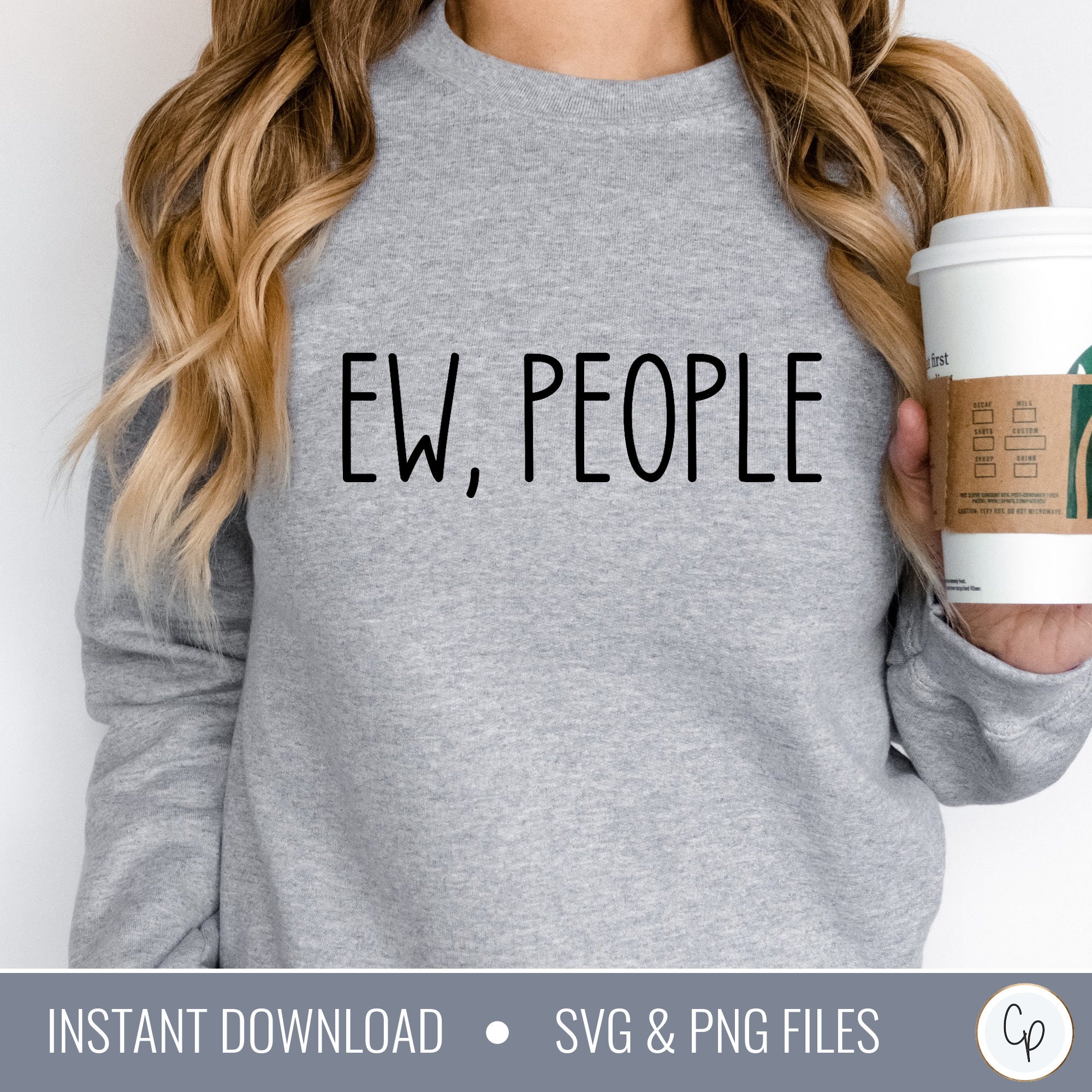 Ew People SVG Funny Svg Funny Sayings Svg Introvert Svg Sarcastic Svg ...