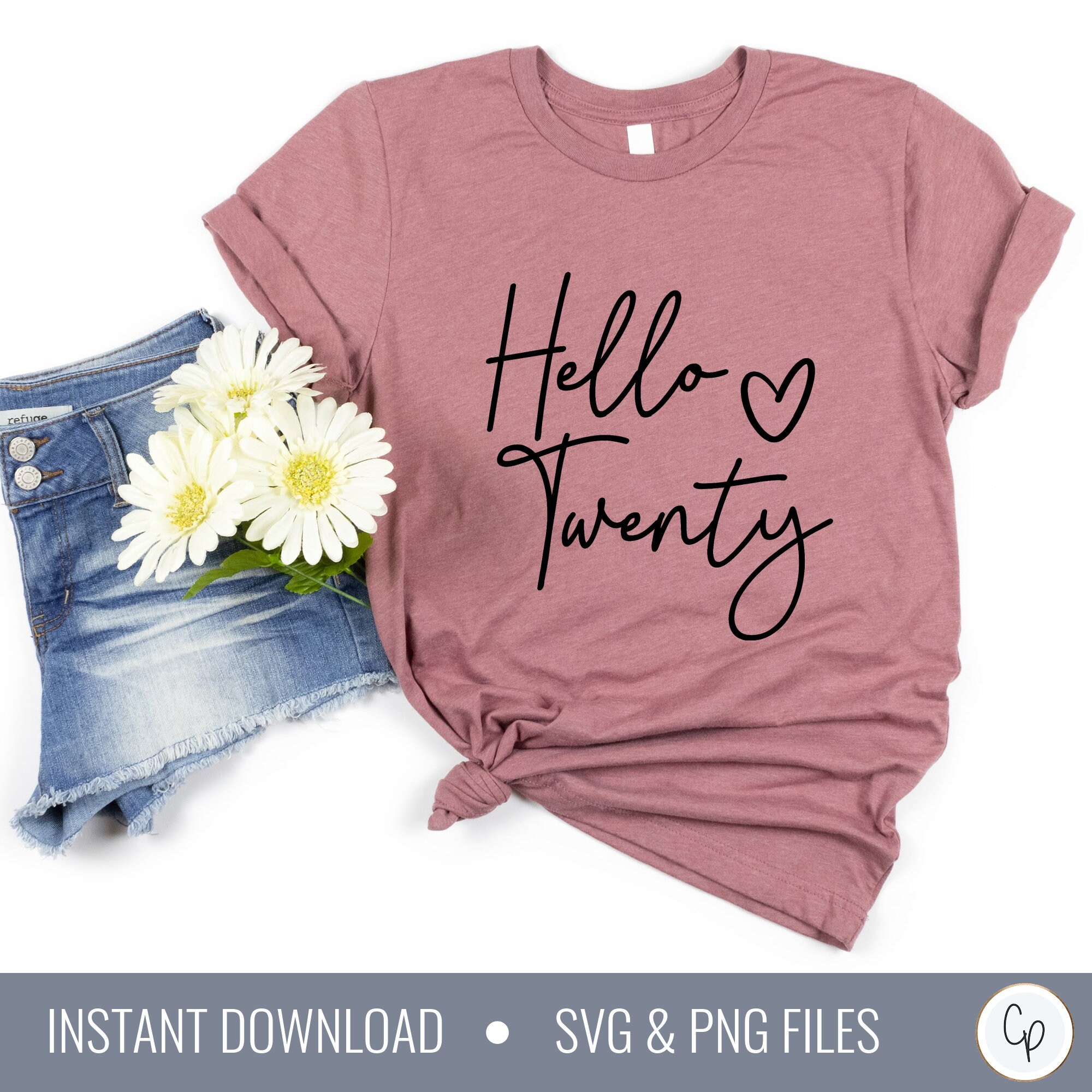 Hello Twenty SVG Birthday Girl Svg 20th Birthday Svg - Etsy