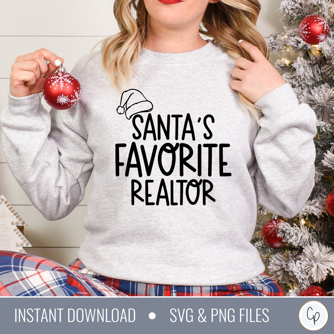Santa's Favorite Realtor SVG | Christmas Svg | Realtor Svg | Funny ...