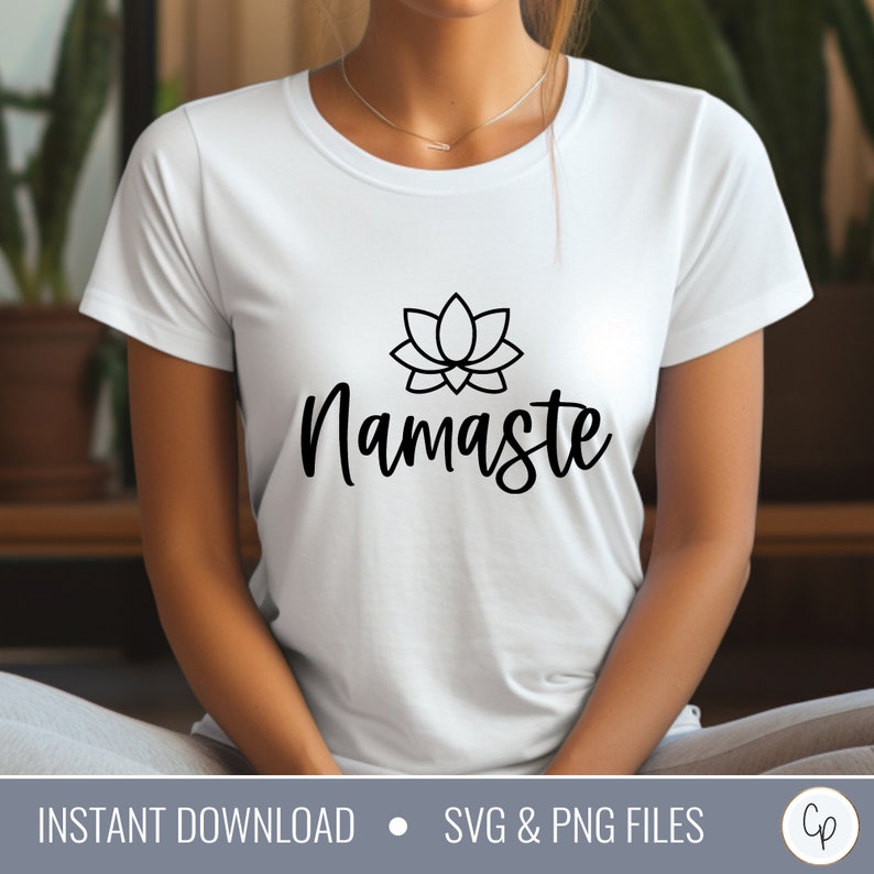 Namaste SVG Workout Svg Yoga Svg Yoga Shirt Svg Lotus Svg Just Breathe ...