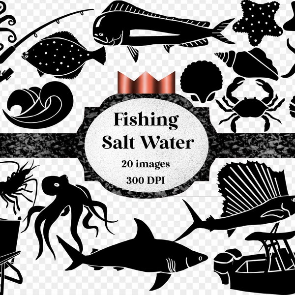 Deep Sea Fishing Svg - Etsy