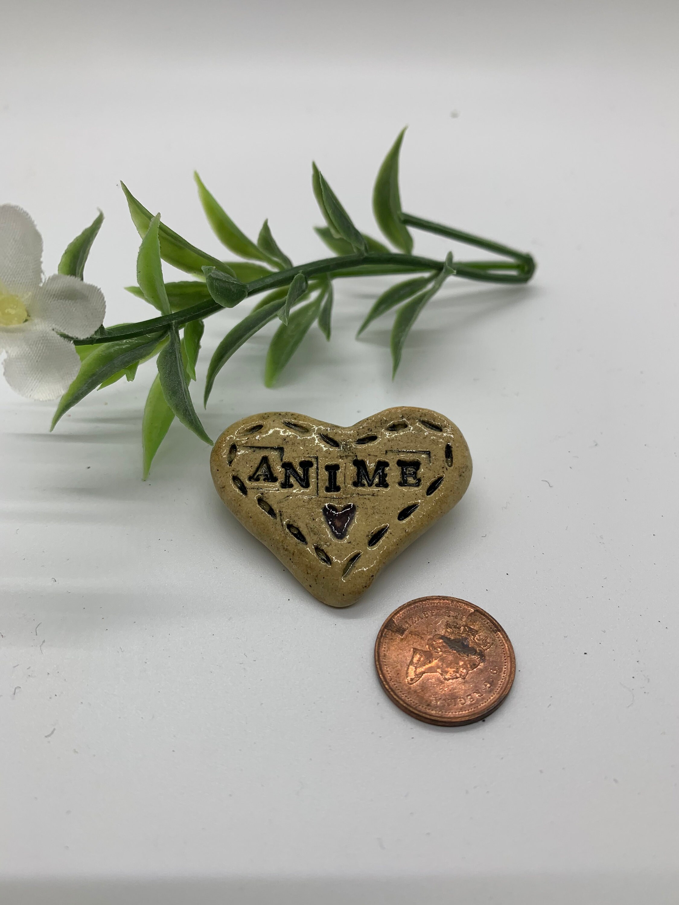Cute Handmade Ceramic Anime Love Pins, Anime Brooch, Anime Pin, Fandom ...