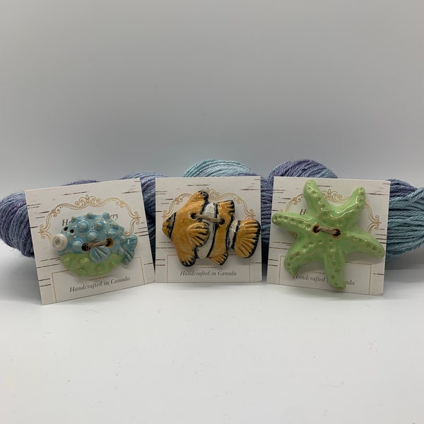 Beach Theme Buttons - Etsy