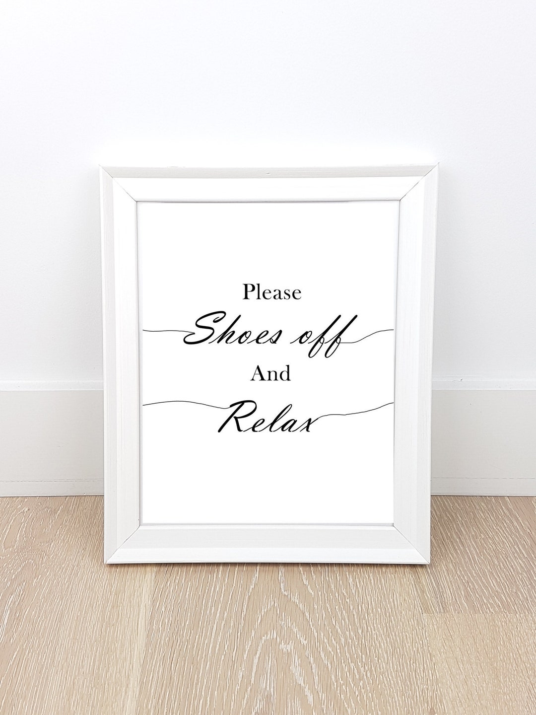 Printable 5 Sizes - Shoes off Sign, Remove Shoes Sign, Shoes off Please ...