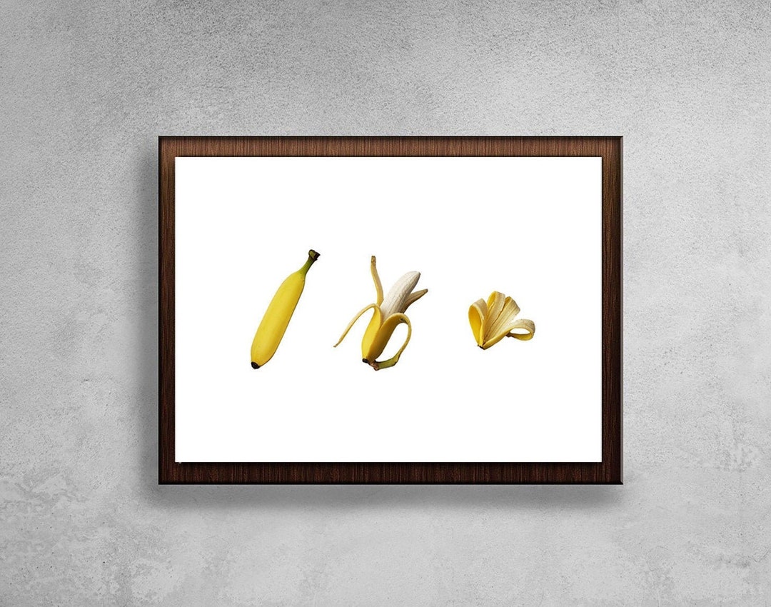 Banana Print [5 Sizes] Printable Download, Digital Files, Kitchen Wall ...