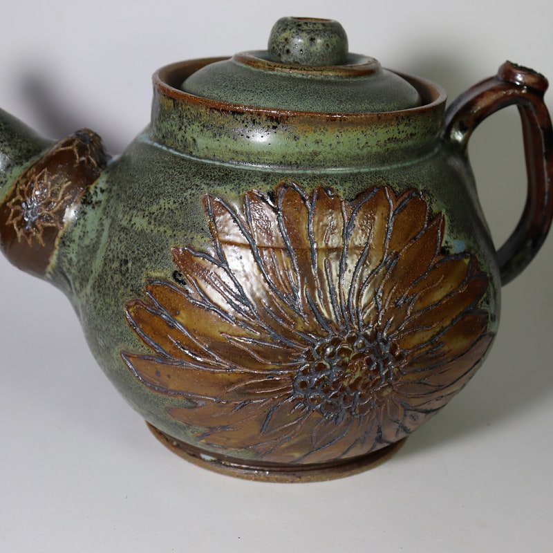 Sunflower Teapot - Etsy