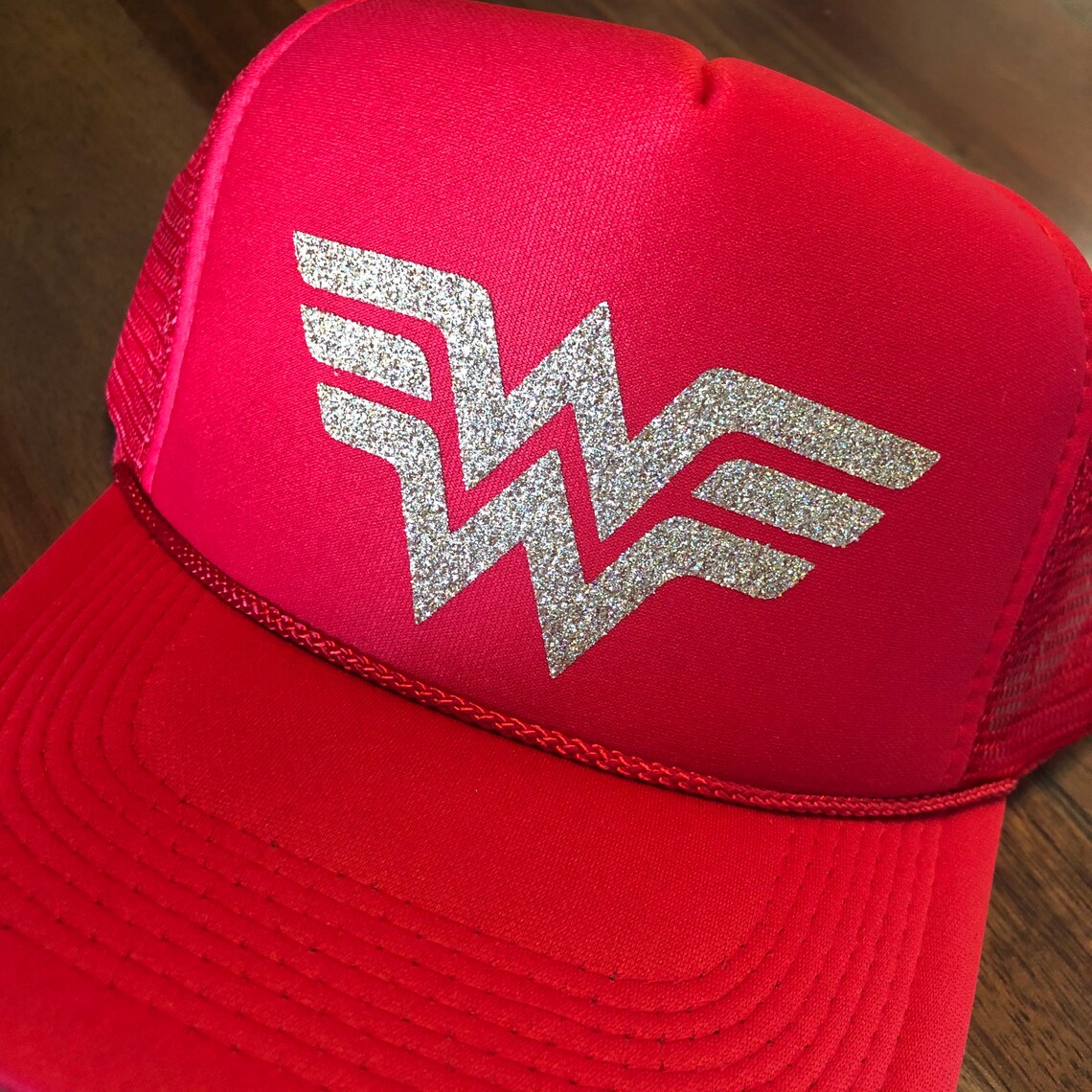 Wonder Woman Hat-superhero Hat-womans Trucker Hat-trucker Hat - Etsy