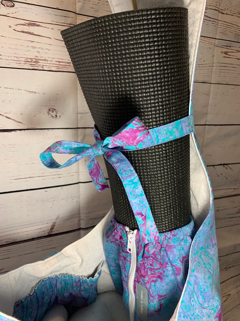 Large Yoga Mat Bag With Pockets Fits Yoga Mat, Yoga Block, and Gym ...