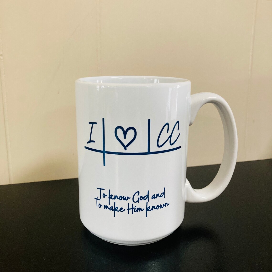 I Love CC Mug 15 Oz Large Size to Know God and to - Etsy