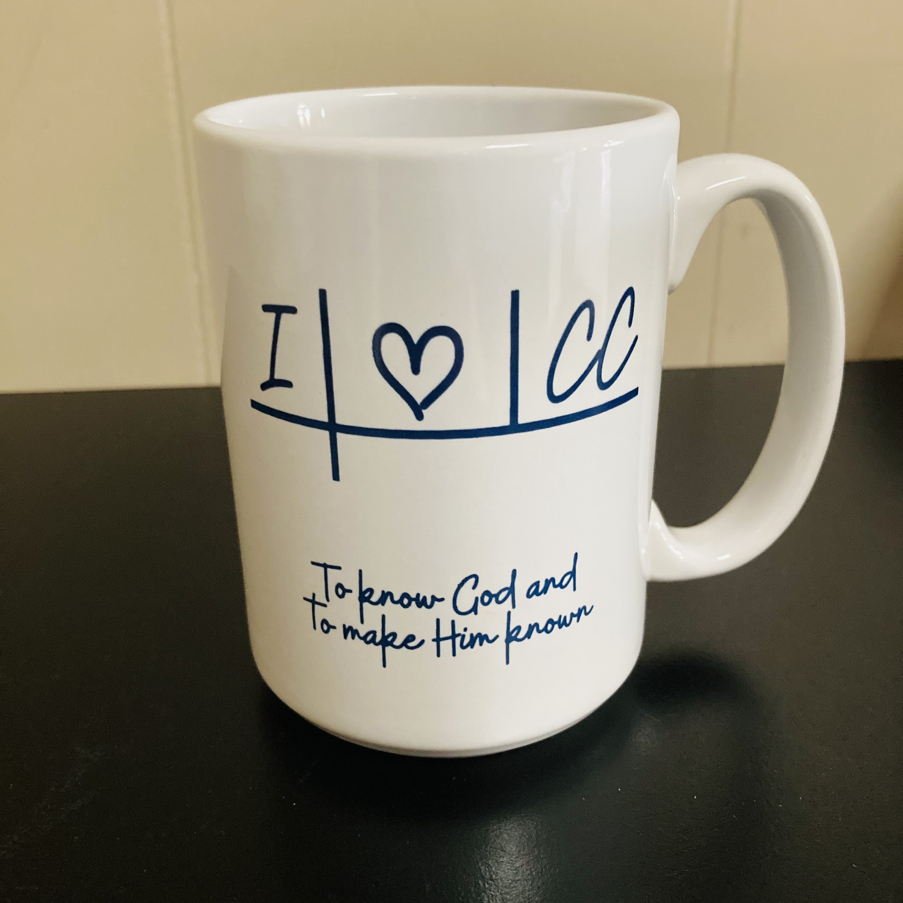 I Love CC Mug 15 Oz Large Size to Know God and to Make Him Known ...