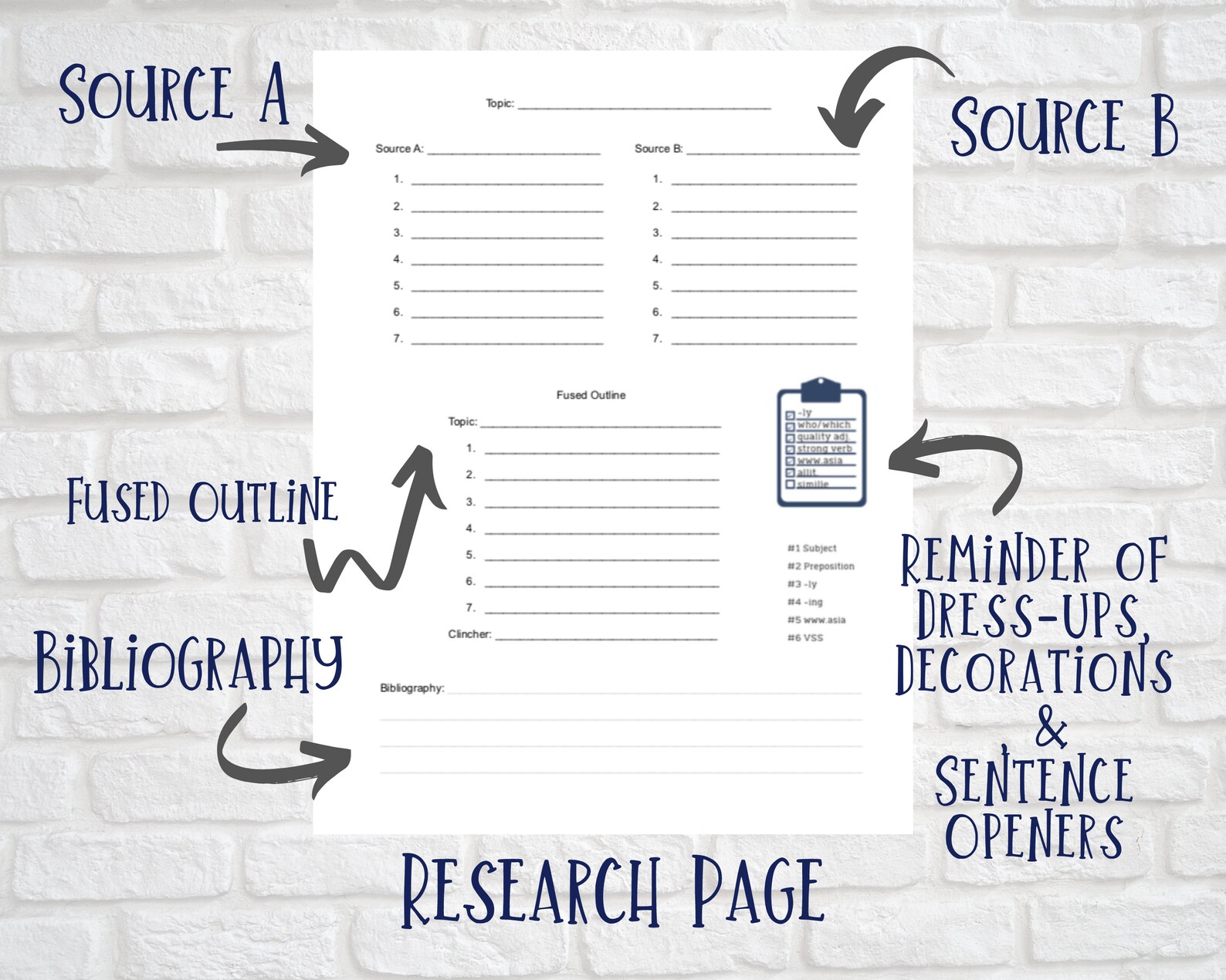 Student Research Notebook Challenge A Research Journal for - Etsy
