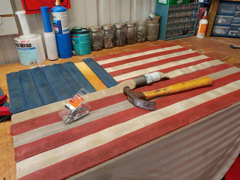 Fire Hose Flag | Etsy