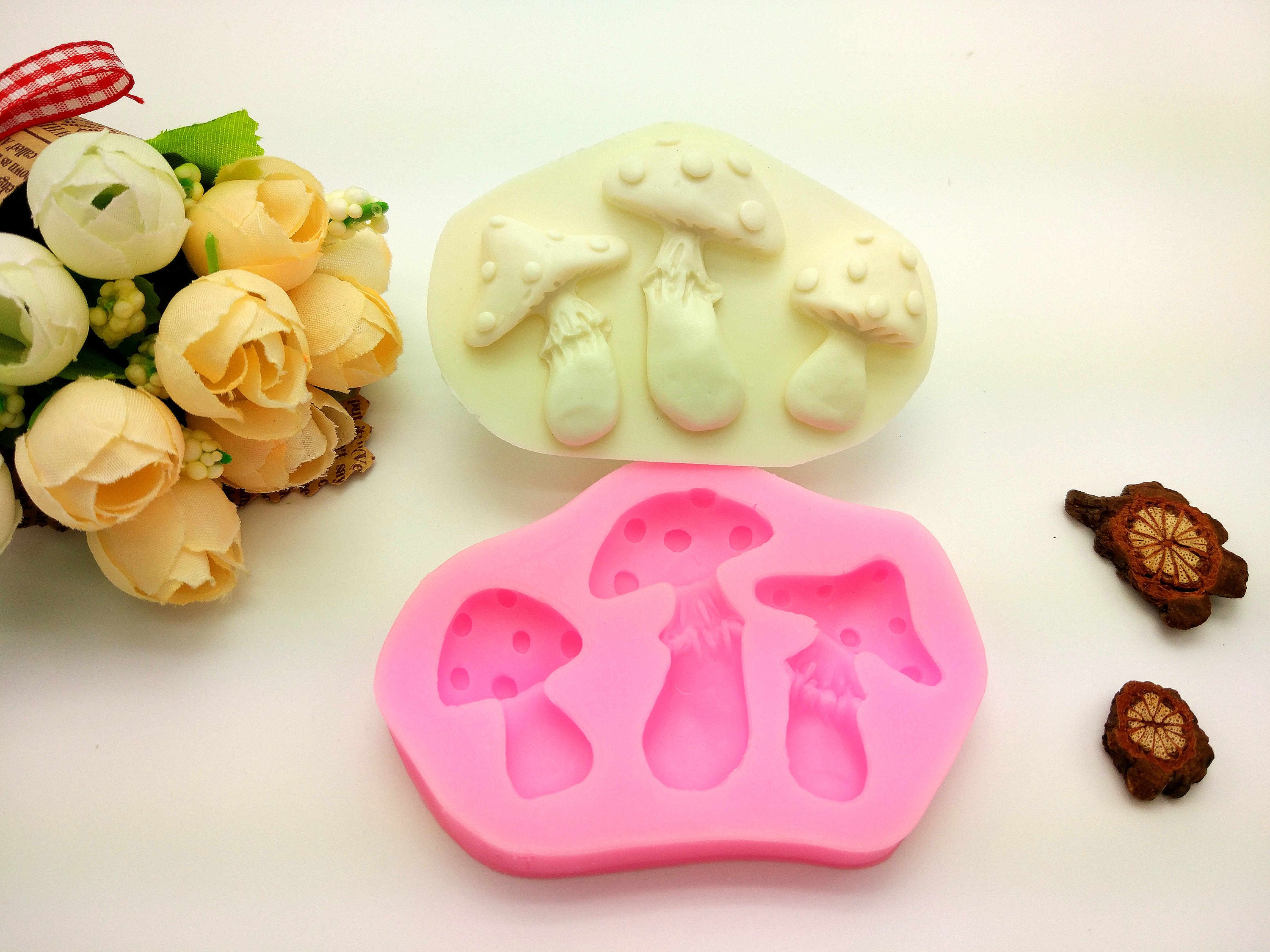 Mushroom Mould /decoration Silicone Molds /cake Decor - Etsy