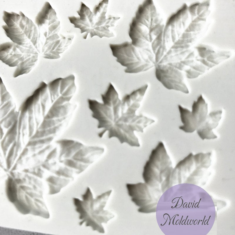 Maple Leaves Silicone Mold/leaf Mold / Elegant Leave Mold for Cake ...
