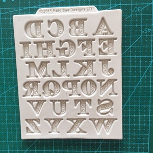 Letter Mold/letter Mold Alphabet Silicone Rubber/alphabet Mold/candy ...