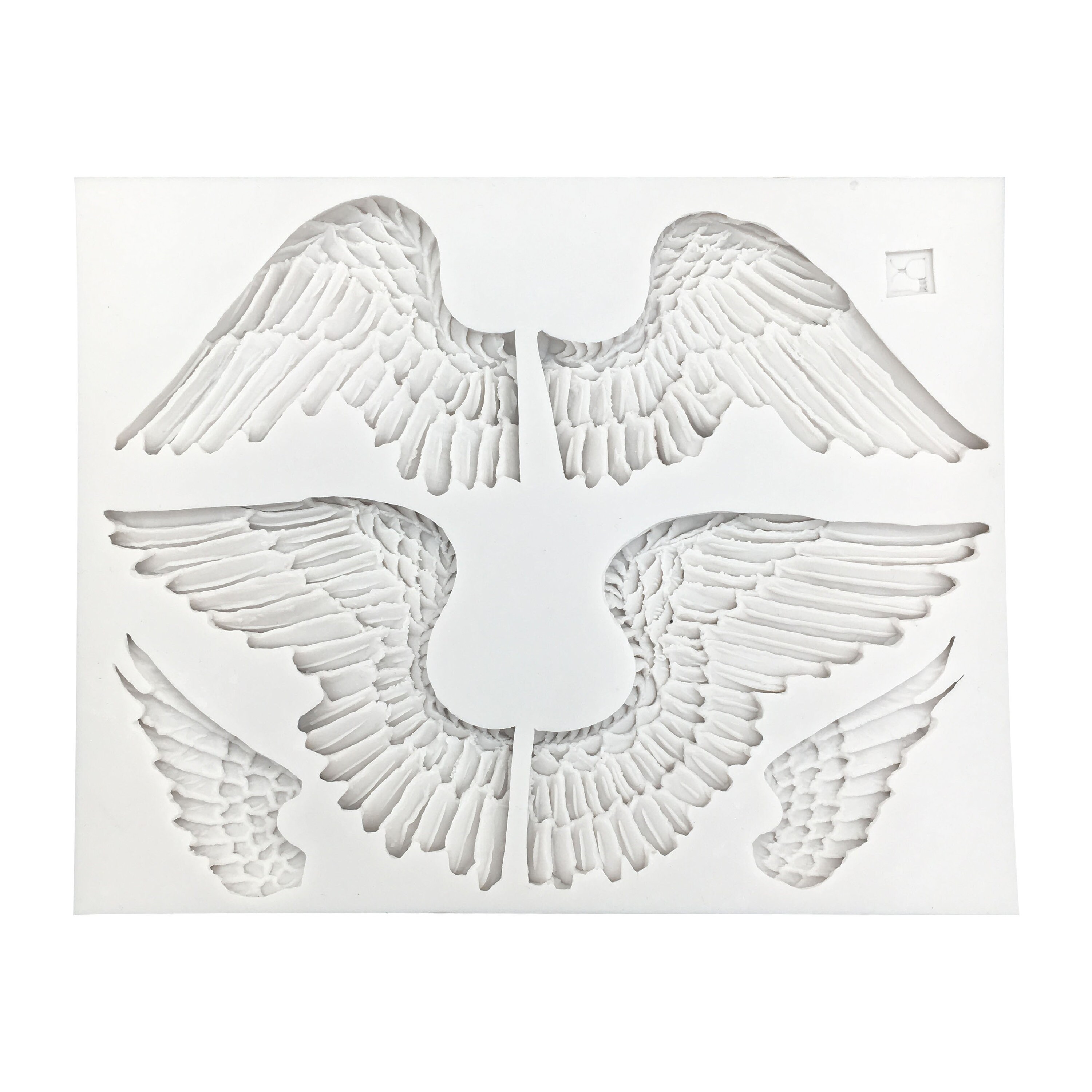 Angel Wings Mold, Silicone Wing Shaped, Cake Chocolate Fondant Candy ...
