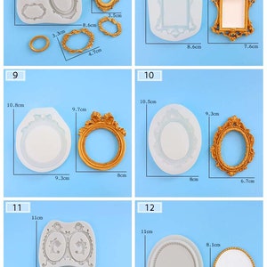 Frame Border Silicone Mold/retro Photo Frame Mold/home Decorations Tool ...