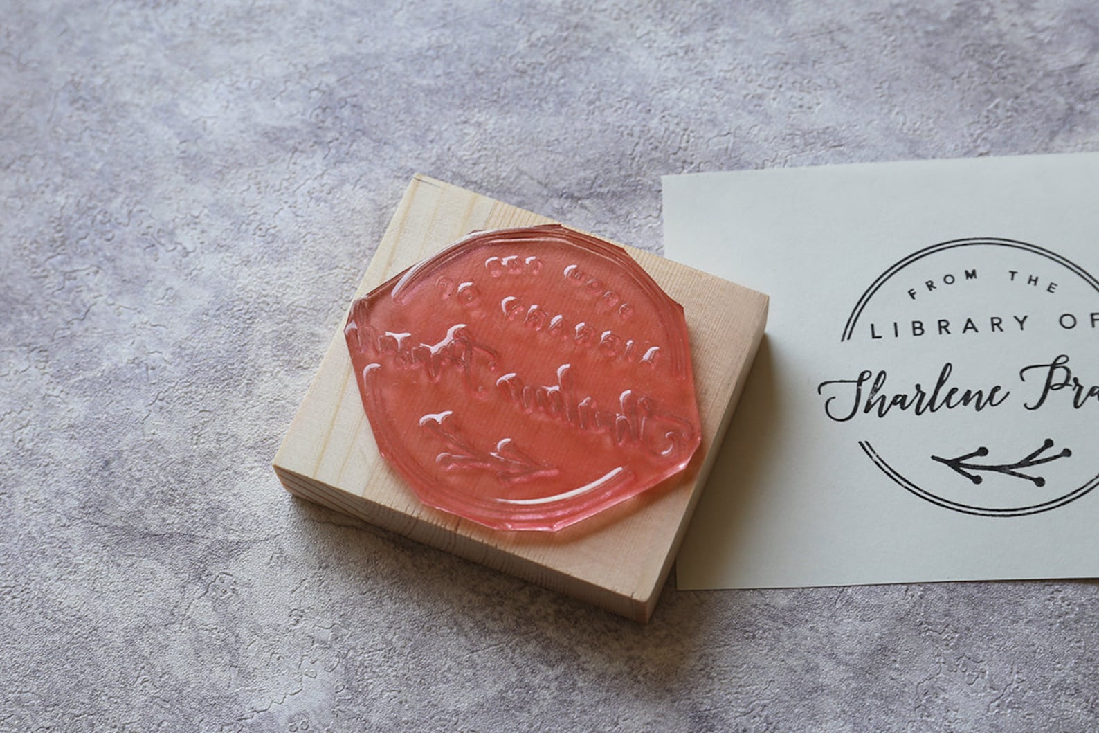 Custom Business Logo Stamp Personalized Your Own Design Wood | Etsy