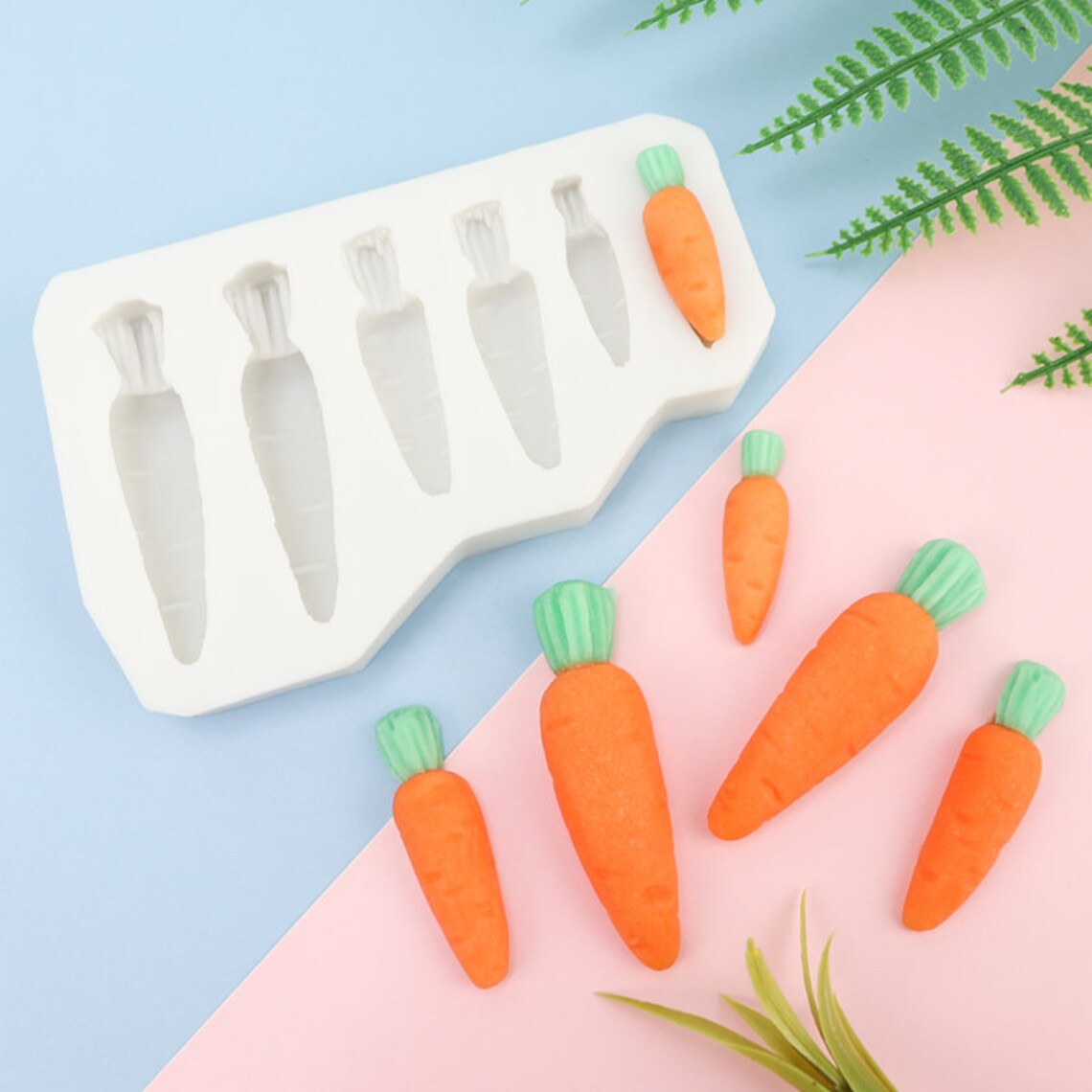 Carrot Silicone Mold /plant Carrot Mold/silicone Carrot Cake Fondant ...
