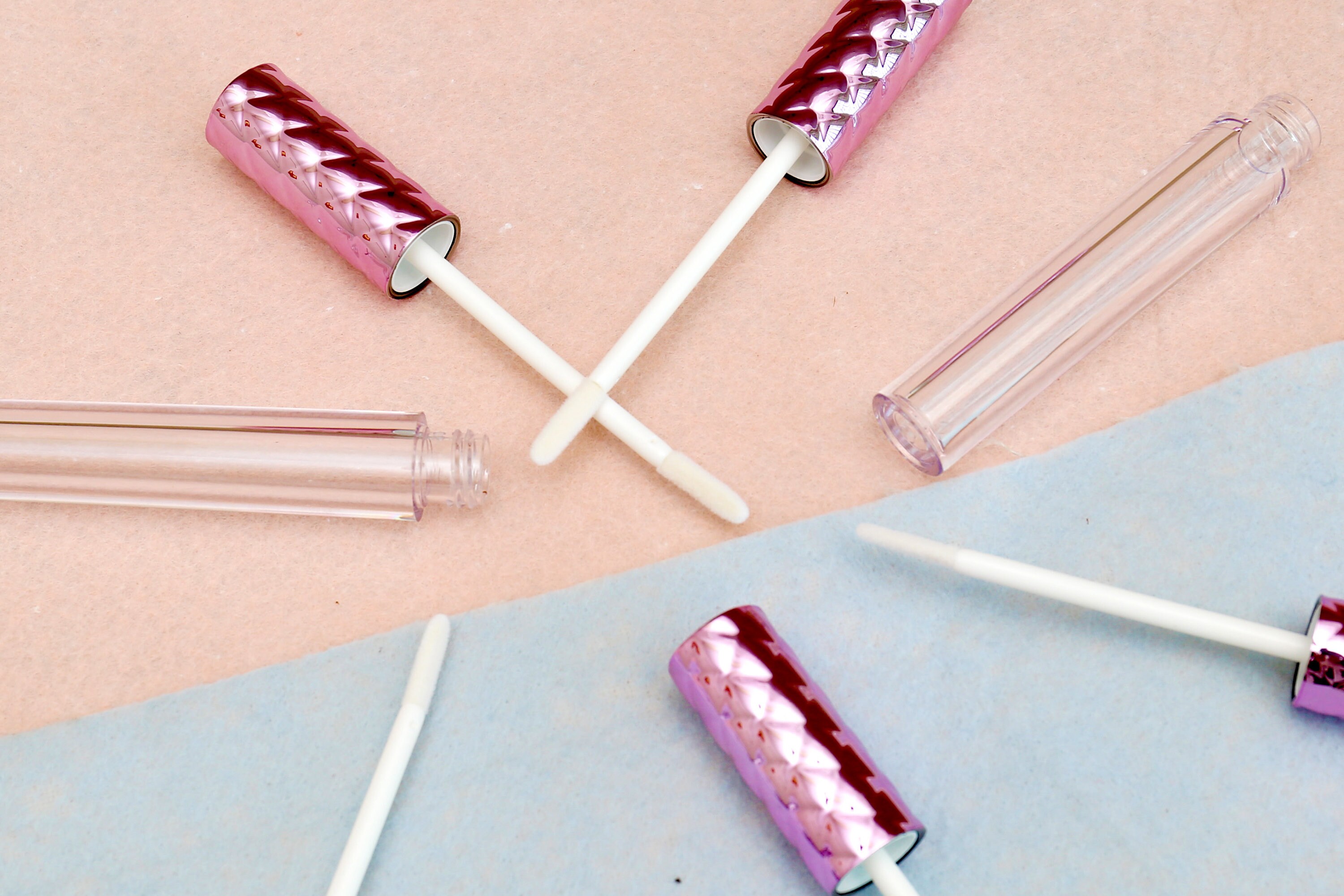 7ML Rose Pink Lip Gloss Tube Lip Balm Collection Lipstick | Etsy