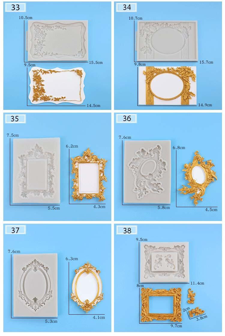 Frame Border Silicone Mold/retro Photo Frame Mold/home | Etsy UK
