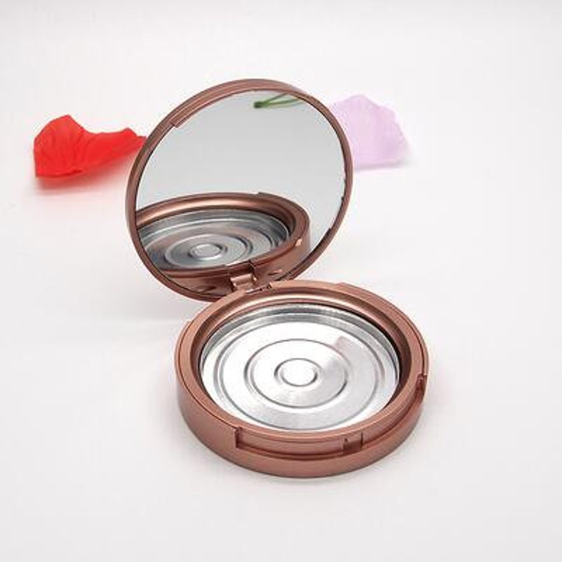 Empty Powder Compact Container /matte Mirror Compact /beauty - Etsy
