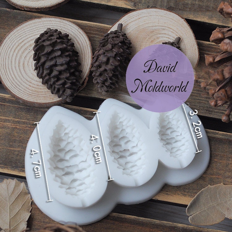 Pinecone Silicone Mold/pine Cone Mold/ Pinecone Mold for Cake - Etsy