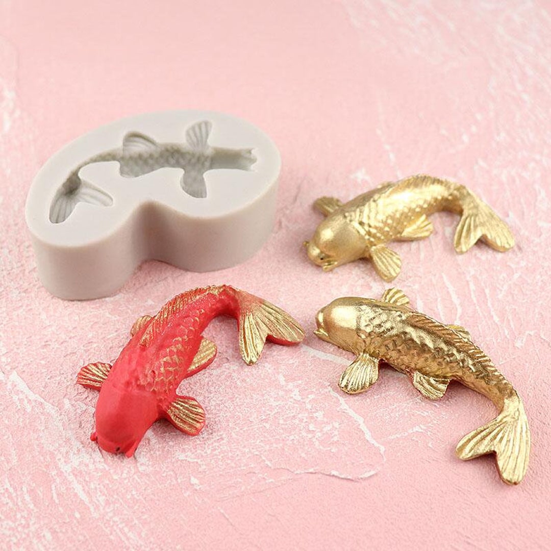 3D Koi Fish Mold Silicone Mold to Make Tiny Koi Fish Fondant - Etsy