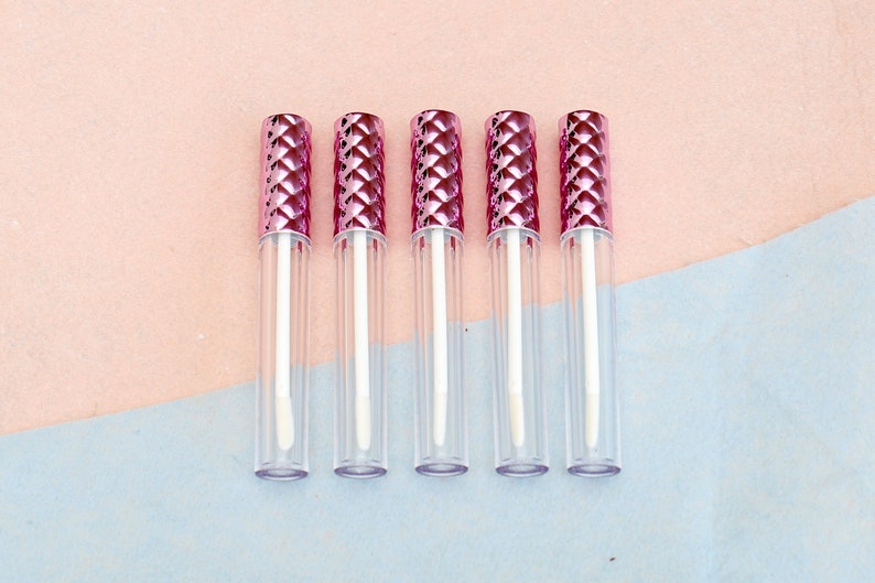 7ML Rose Pink Lip Gloss Tube Lip Balm Collection Lipstick | Etsy