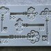 Victorian Key Mold Set, Silicone Keys Shaped Mold, Cake Chocolate ...