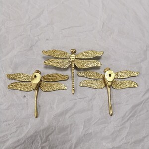 Dragonfly Brass Knob, Unique Cabinet Knobs, Furniture Improvement Knobs, Furniture Replacement ...