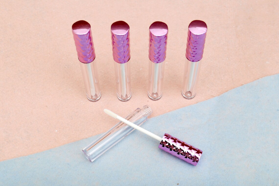 7ML Rose Pink Lip Gloss Tube Lip Balm Collection Lipstick | Etsy