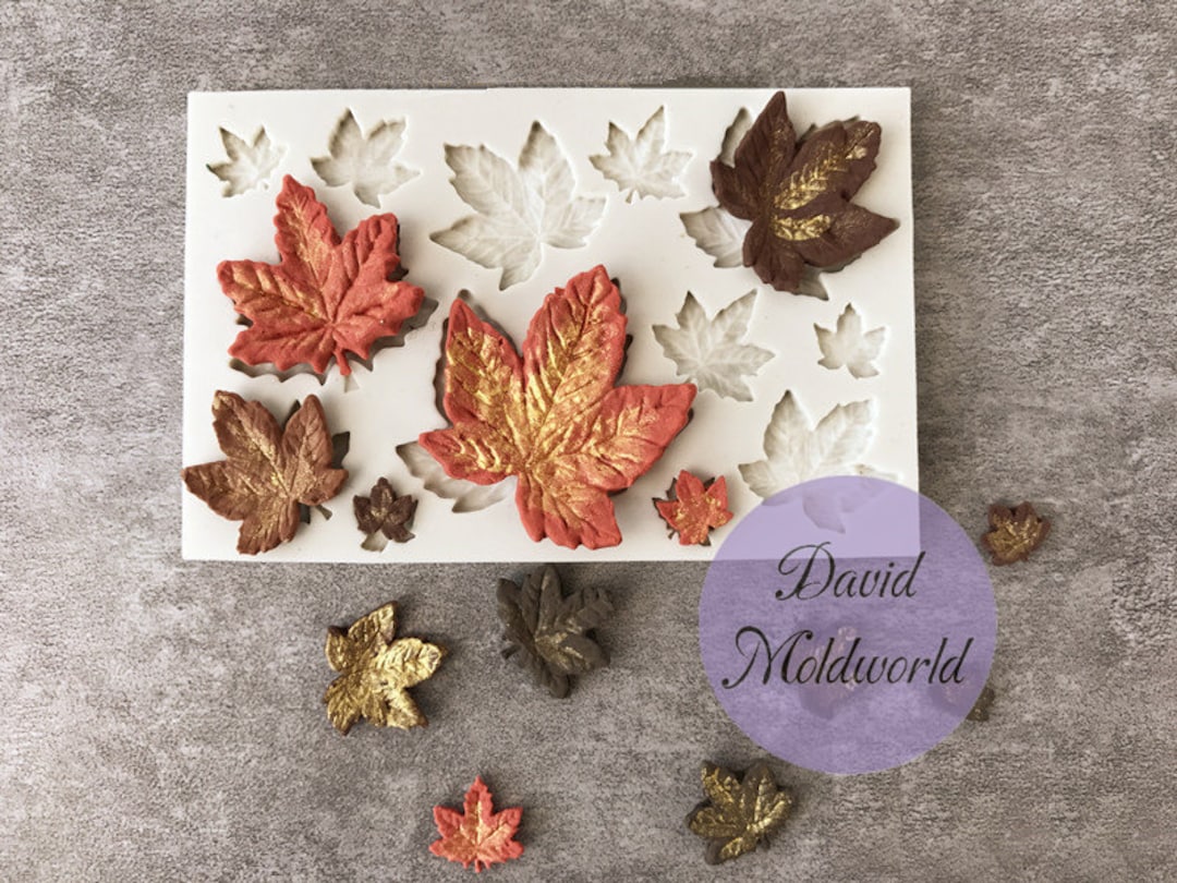 Maple Leaves Silicone Mold/leaf Mold / Elegant Leave Mold for Cake ...