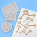 Victorian Key Mold Set, Silicone Keys Shaped Mold, Cake Chocolate ...