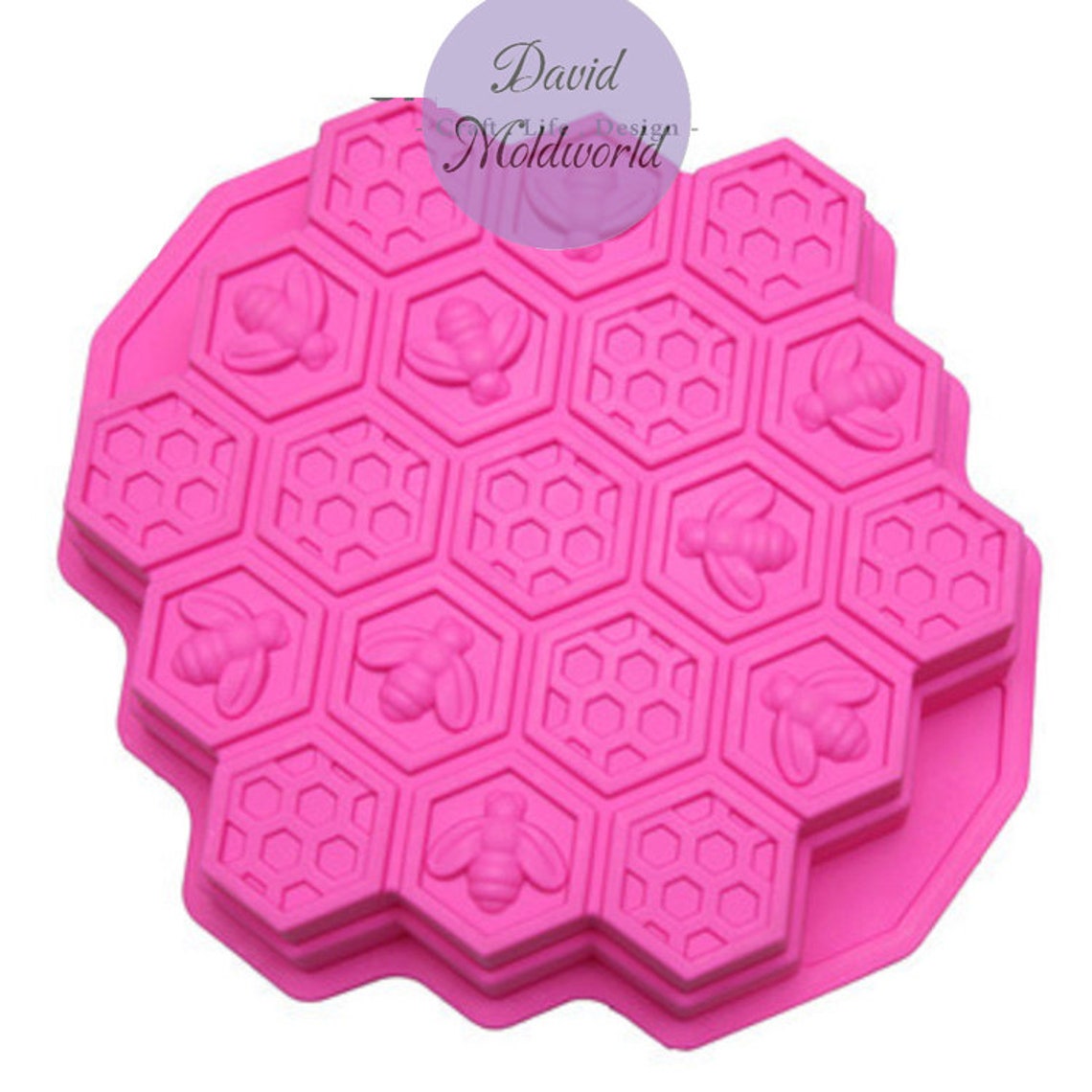 Bee Honeycomb Silicone Mold Fondant / Bee Mold/ for Cake Decorating ...
