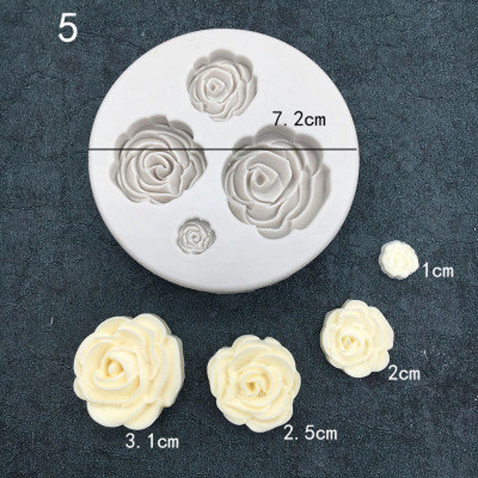 Rose Cake Mold/flowers Silicone Mold/candy Chocolatecupcake - Etsy
