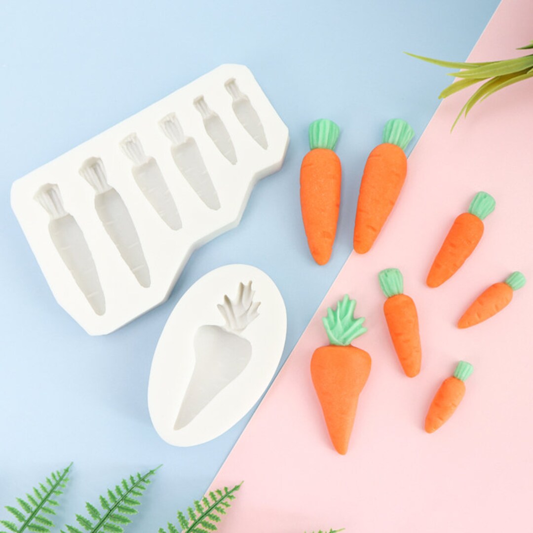 Carrot Silicone Mold /plant Carrot Mold/silicone Carrot Cake Fondant ...