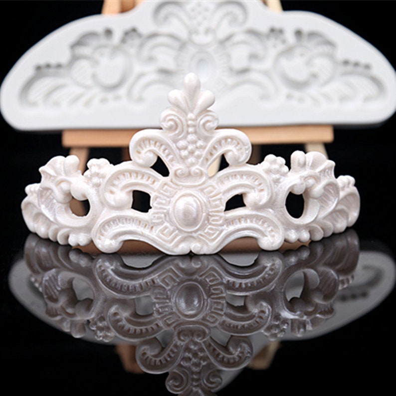 Royal Crown Mold,silicone Princess Crown Cookies Mold, Candy, Chocolate ...