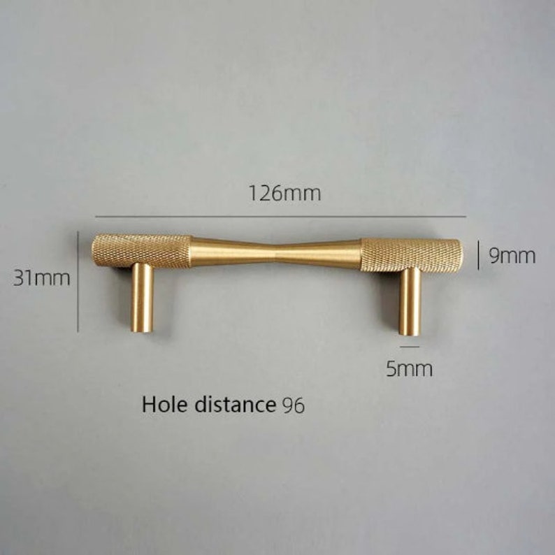 Grid Knurl Brass Handles Minimalist Cabinet Pulls Furniture - Etsy
